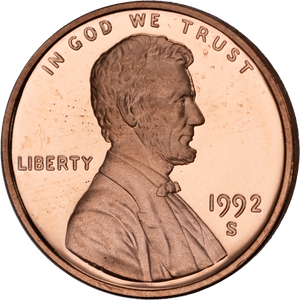 1992-S Lincoln Head Cent | Littleton Coin Company