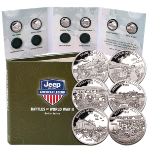 2025 Jeep® Brand Battles of WWII Liberia $1 Series, Coins with Folder ...